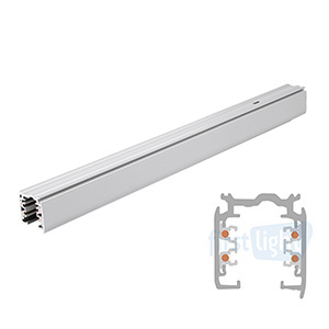 Nordic Global Pro 3 phase track surface mounting grey | First Light